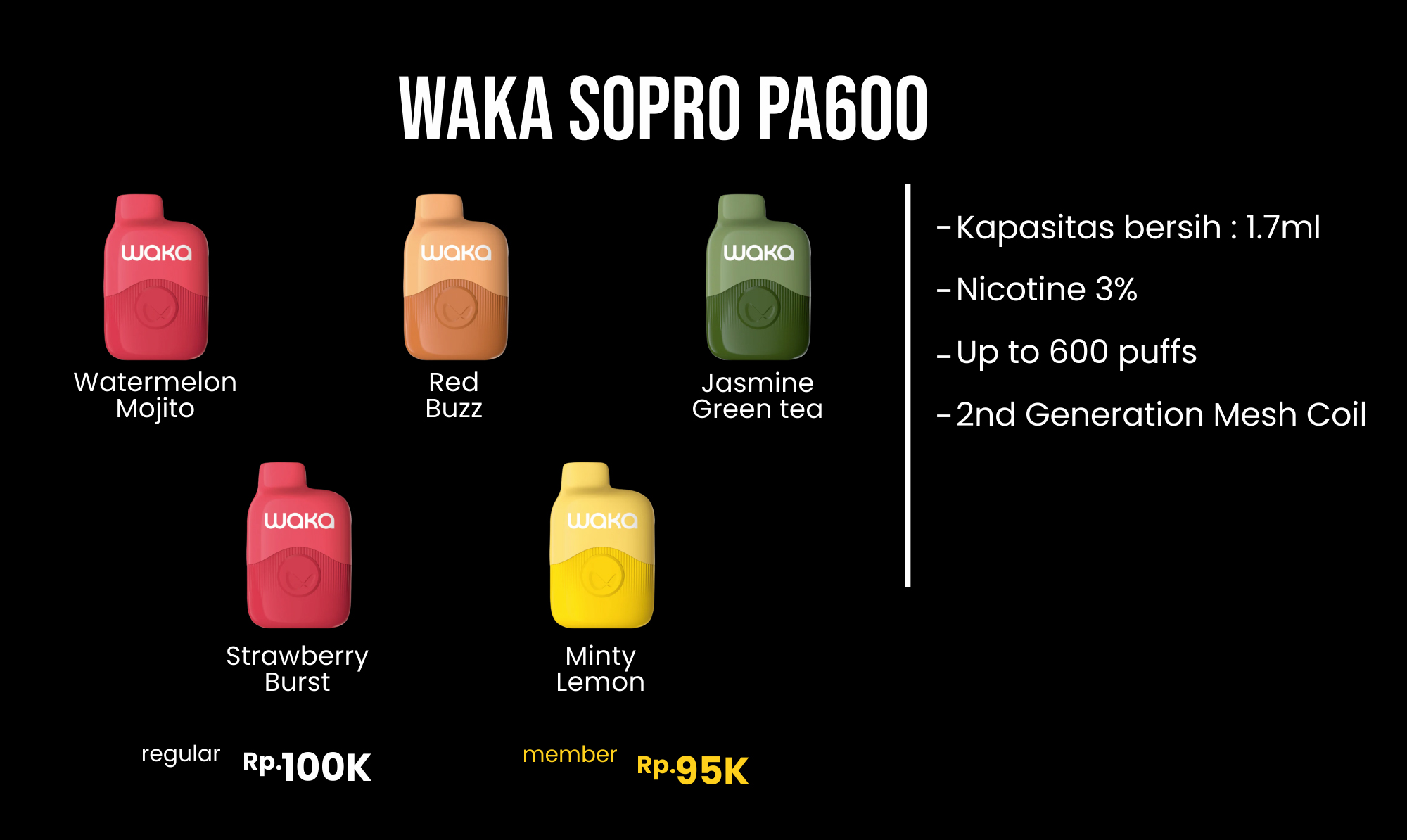 Disposable Pods – RELX BALI